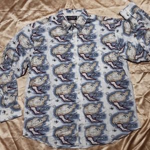 Vintage | Shirts | Mens 99s Map Themed Shirt | Poshmark
